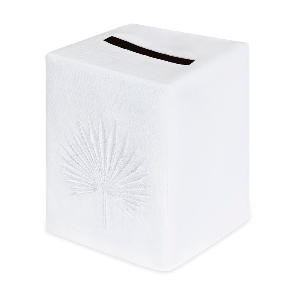 Palm Tissue Box Cover – Haute Home Linens