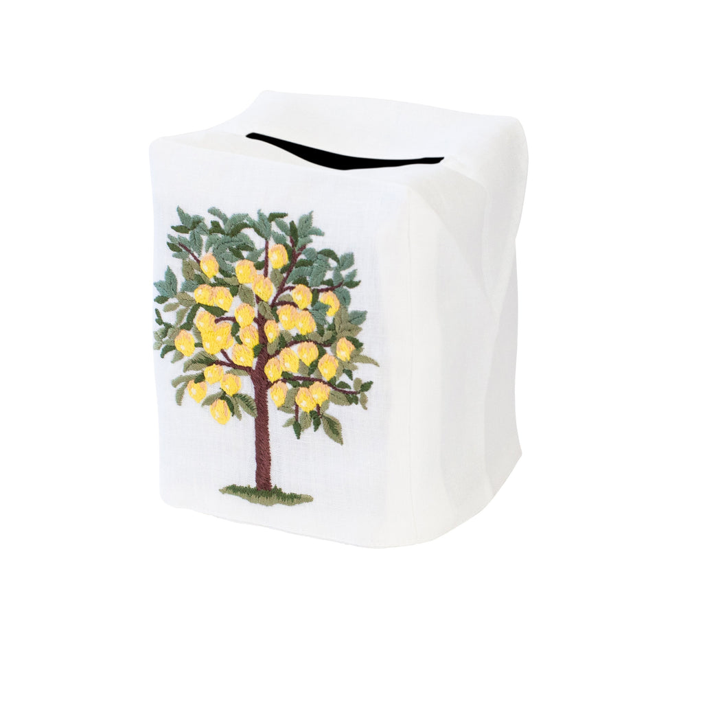 Lemon Tree Tissue Box Cover – Haute Home Linens